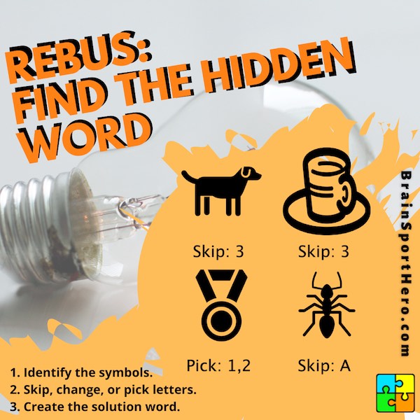 Rebus Picture Puzzles - Train your Memory